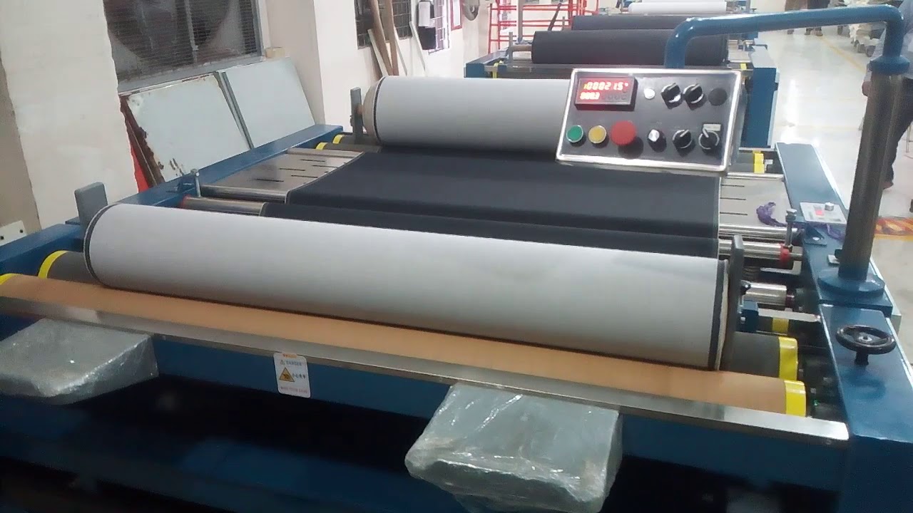 Fabric relaxing machine - YouTube