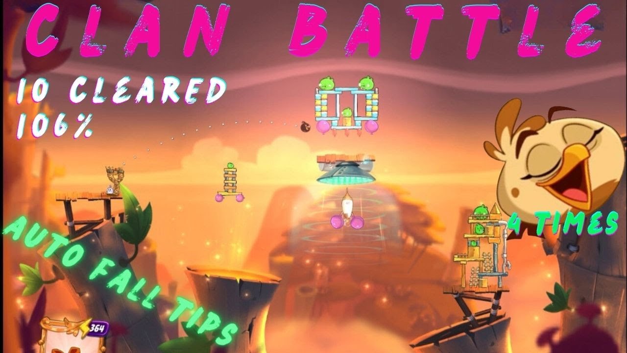 Angry Birds 2 Clan Battle ~ 10 cleared, 106%. Melody 4 times, auto fall ...
