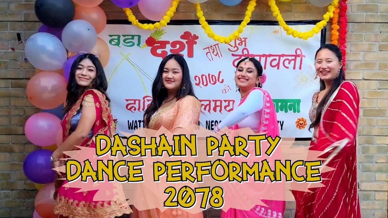 Dashain Party Nepali Dance Performance 2078 | Wattisham UK | Mixed ...