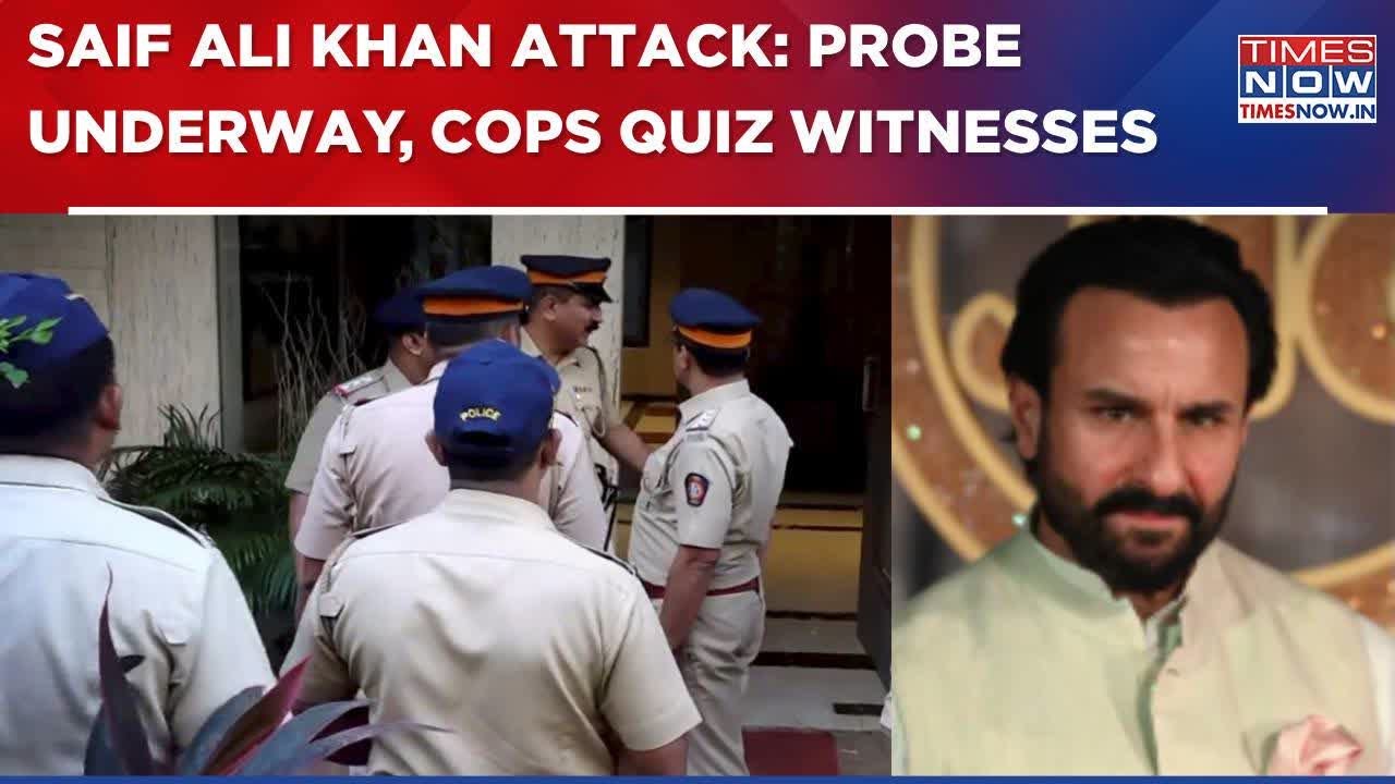 Saif Ali Khan Attack Case: New CCTV Footage Of Attacker Accessed; Cops ...