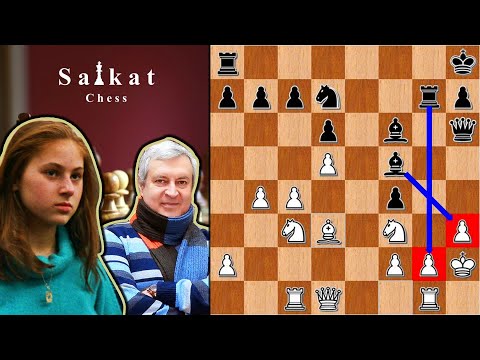 A Born Attacker!! Alexander Chernin vs Judit Polgar (1990) - Judit, The Queen of Chess
