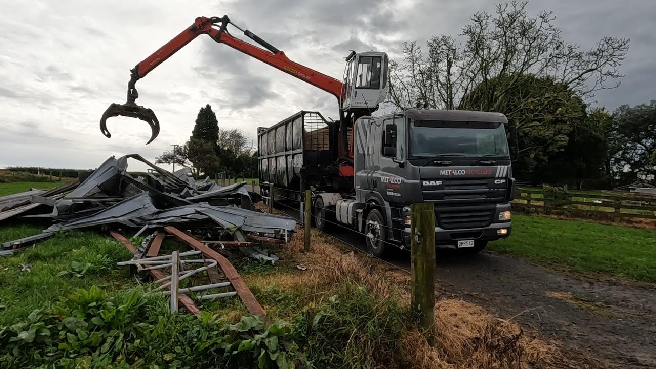 Recycling All Of The Scrap Metal & The Old Cow Shed Yard - A Wasted ...