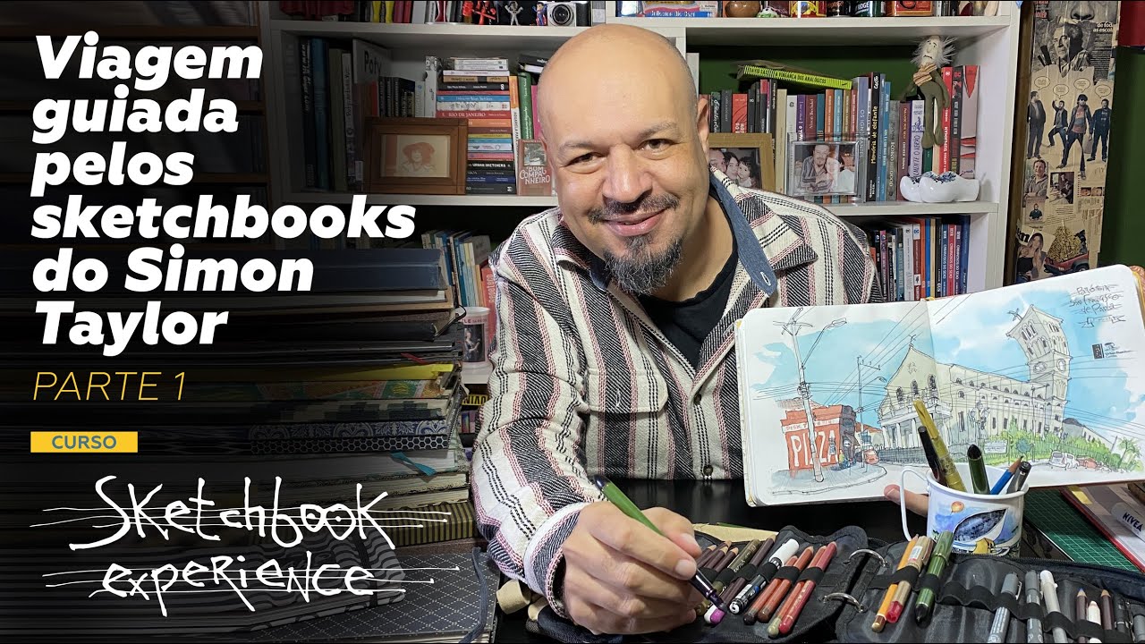 Viagem guiada pelos Sketchbooks do Simon Taylor - Parte 01 - YouTube