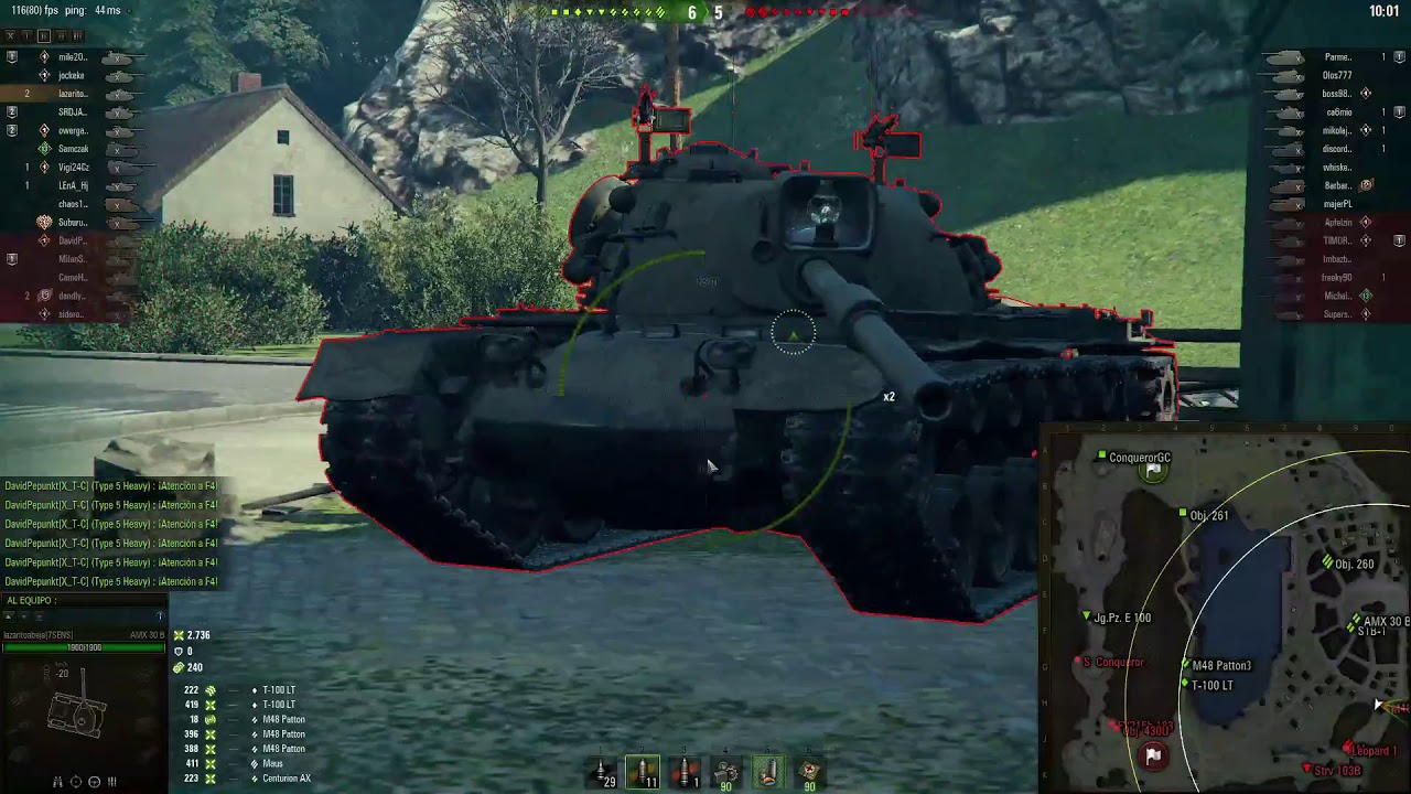 World of Tanks, AMX 30B, Maestría - YouTube
