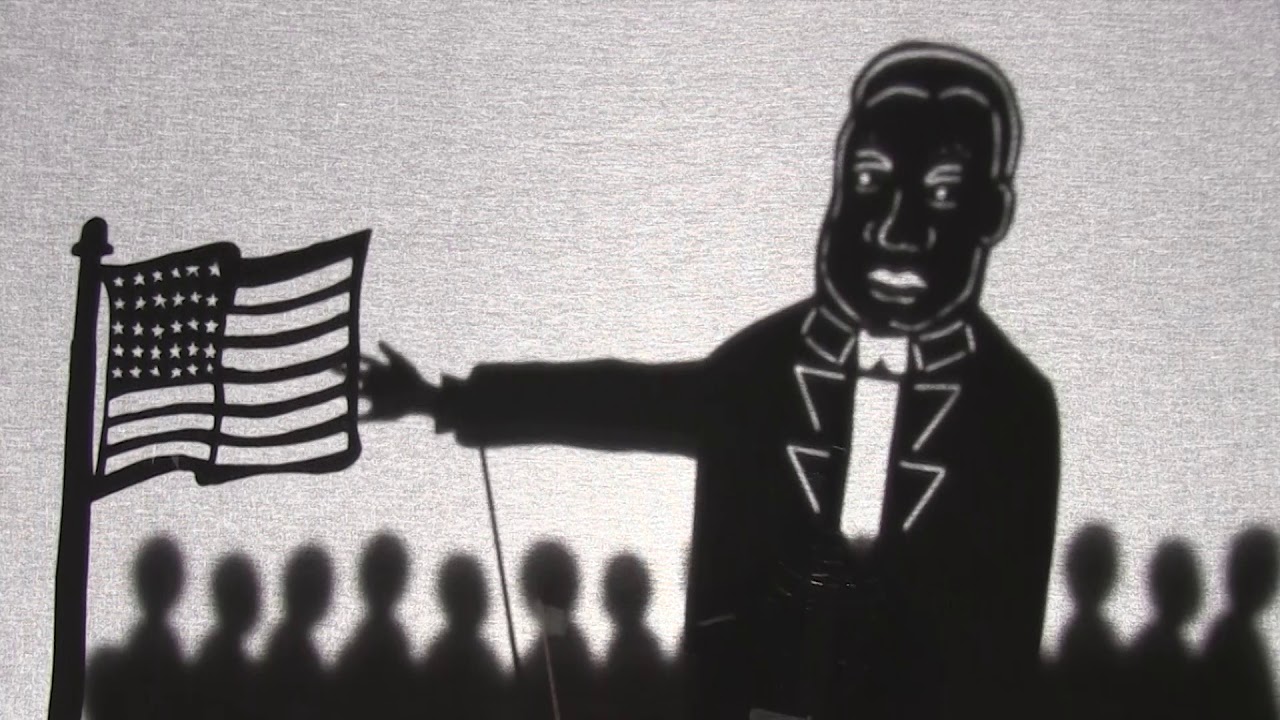Martin Luther King shadow puppet show - YouTube