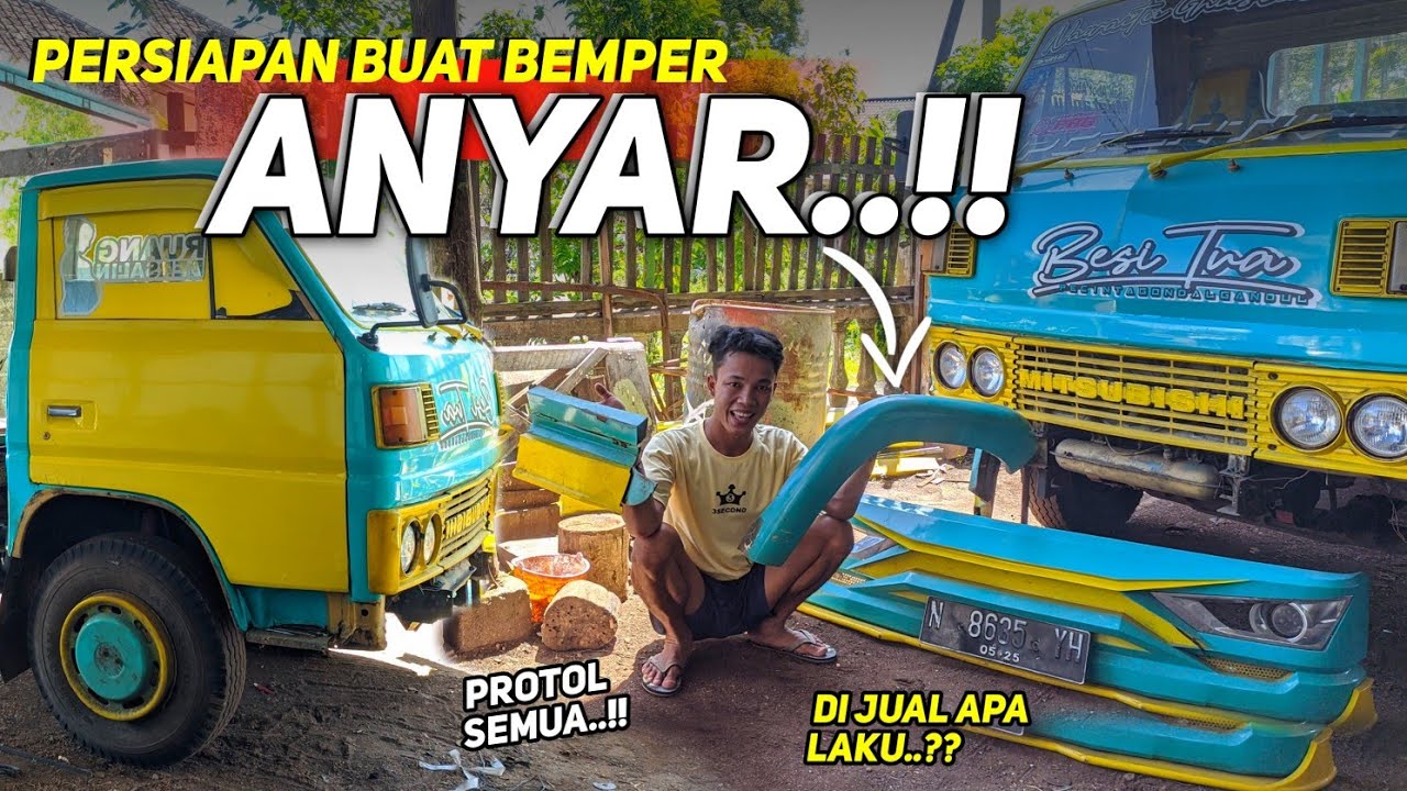 🔴BEMPER DI LEPAS..!! Persiapan bemper ANYAR || Full protolan - YouTube