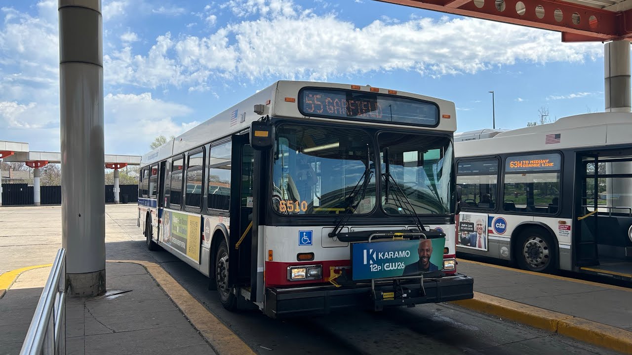 CTA Bus Ride On Route 55 Garfield From Midway Orange Line To MSI CTA ...