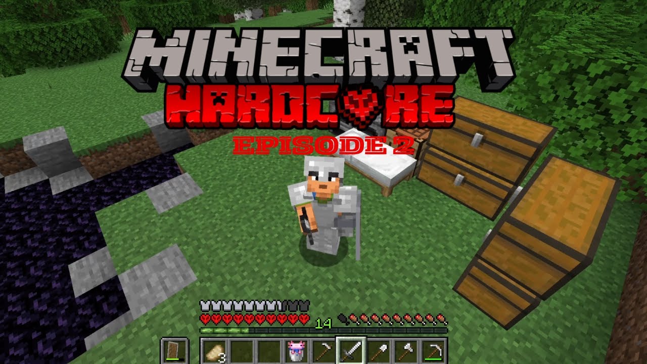 survie minecraft hardcore episode 2 - YouTube
