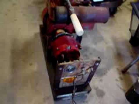 Portable engine driven generator/battery charger - YouTube