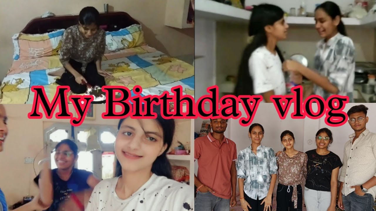 My Birthday vlog || fun with friends || big blast || Khushi || vlog - YouTube