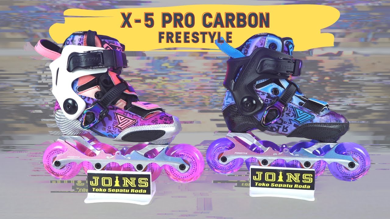 REVIEW SEPATU RODA CARBON FREESTYLE X5 PRO - YouTube