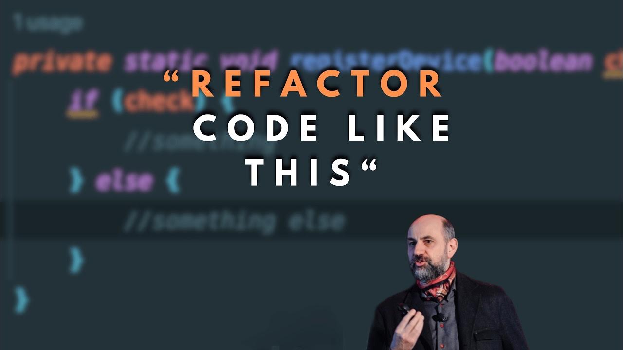 How to refactor code the right way - Martin Fowler - YouTube