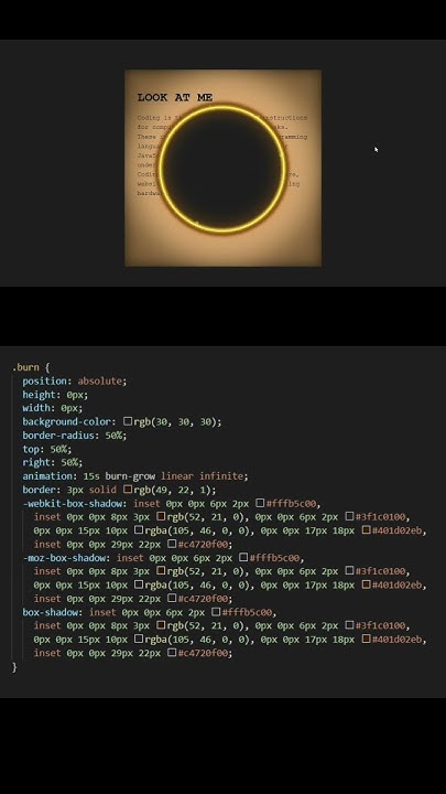 Html And Css Inferno Mastering Fire Animations Coding Animation Htmltutorial Shorts Viral