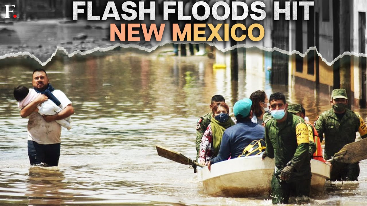 New Mexico: Flash Floods Inundate Streets After Monsoon Storms - YouTube