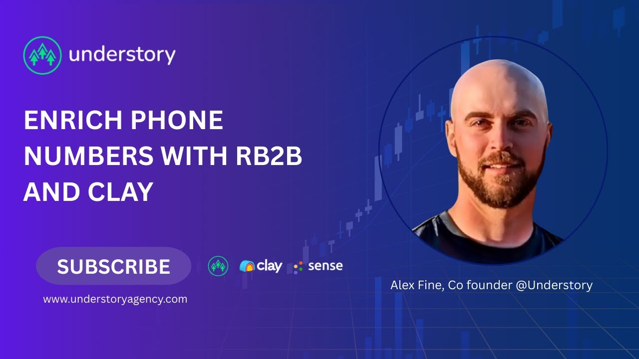 Use RB2B and Clay to Enrich Phone Numbers of Website Visitors - YouTube