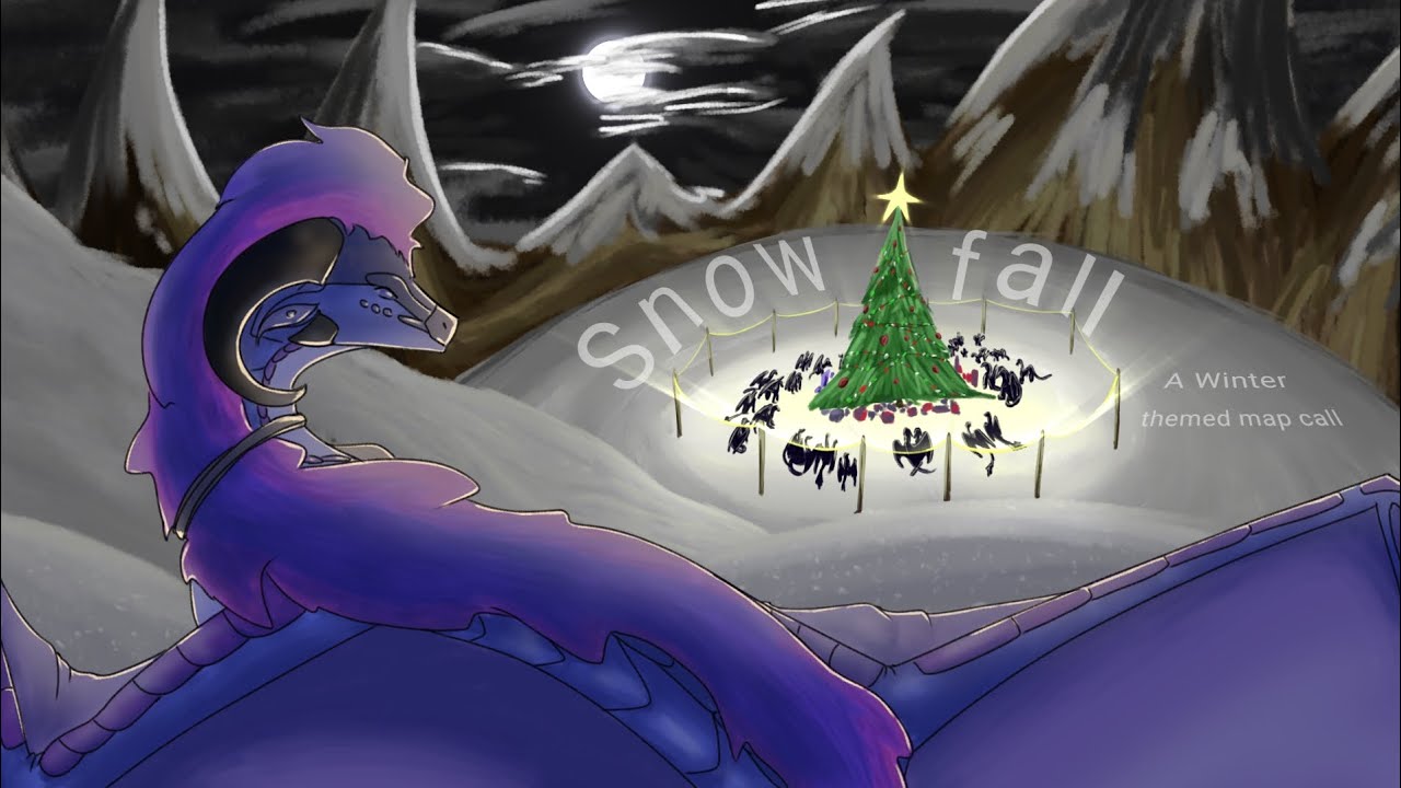 Snowfall || Open winter themed oc map call - YouTube