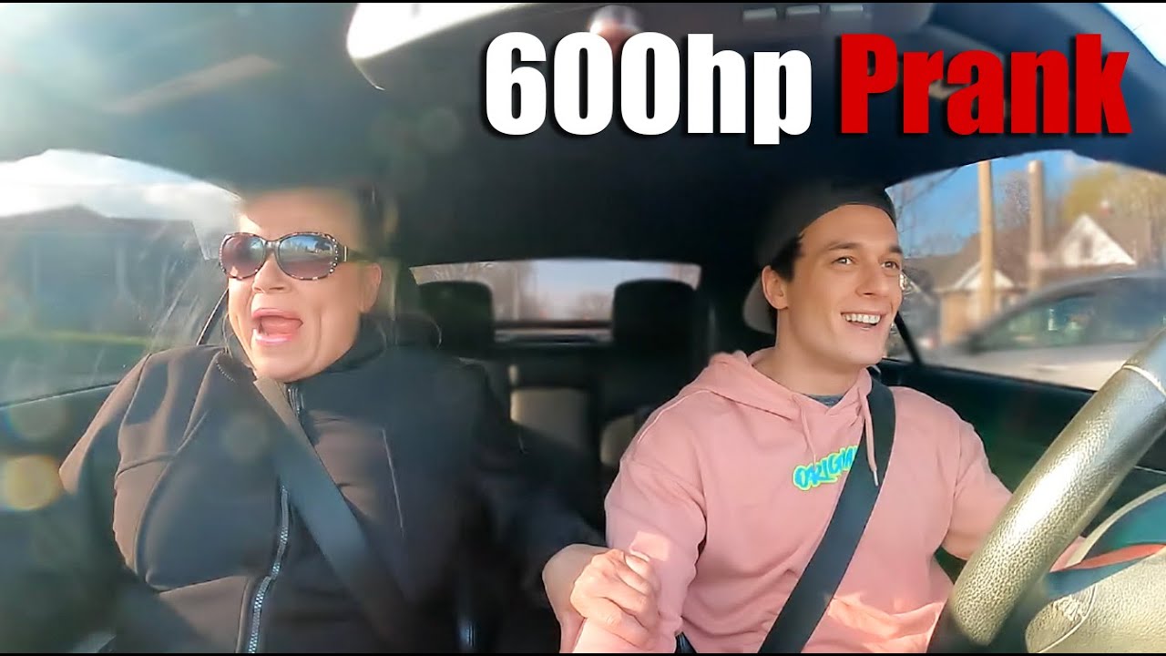 600HP CAR PRANK ON MOM | AbsolutelyBlake Vlog 16 - YouTube