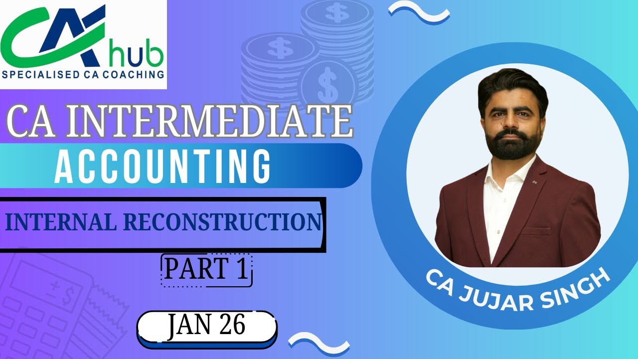 Internal Reconstruction Part 1 Ca Inter Jan 26 Ca Jujar Singh 7138
