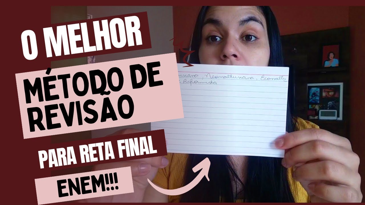 O Melhor Método de Revisão Para a Reta Final Enem!!! - YouTube