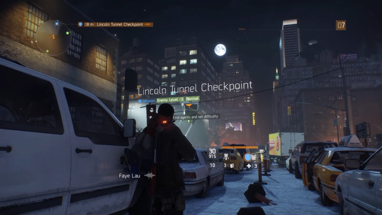 The Division Walkthrough Part 5 - Lincoln Tunnel Checkpoint - YouTube