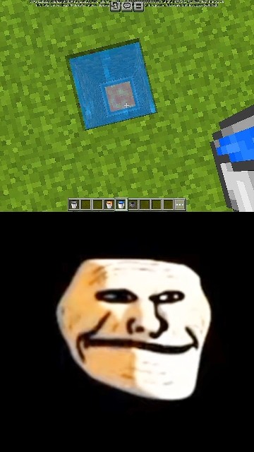 minecraft logic with (troll face meme ) #shorts #viral #minecraft - YouTube