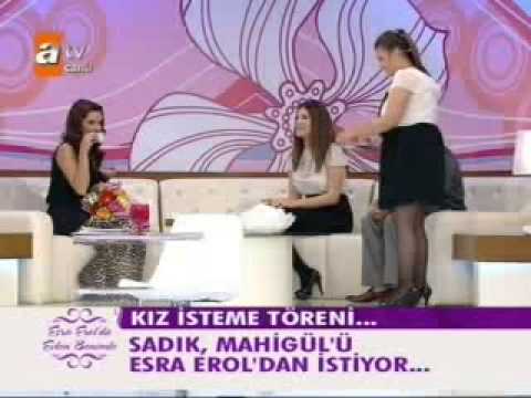 Mahigül'e talip olan Sadık, Mahigül'ü Esra Erol'dan istedi..