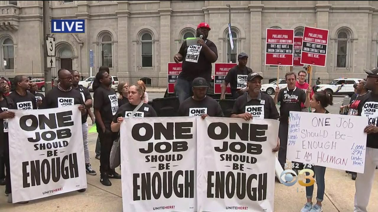Employees At Marriott Hotels Protest Wednesday To Highlight Workplace ...