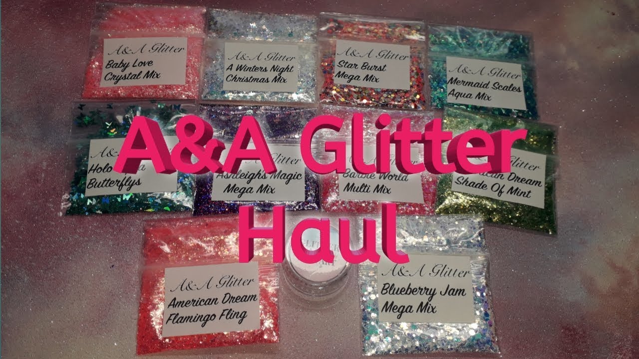 Aanda Glitter Haul Youtube