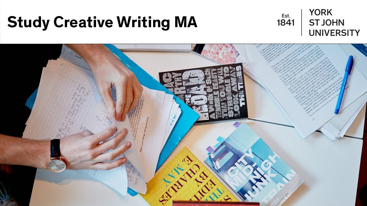 Study Creative Writing MA at York St John Univesity - YouTube