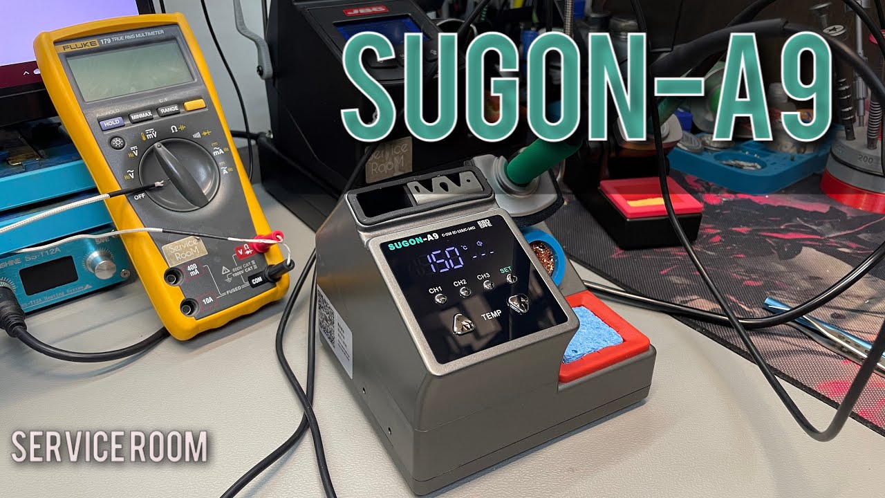 Sugon A9 обзор паяльной станции. - YouTube