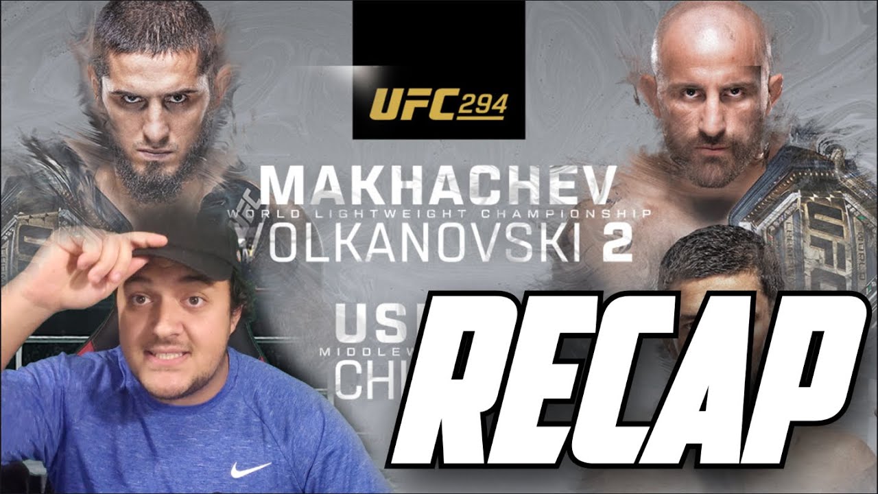 UFC 294 Main Card Recap!│60 Second Recap! - YouTube