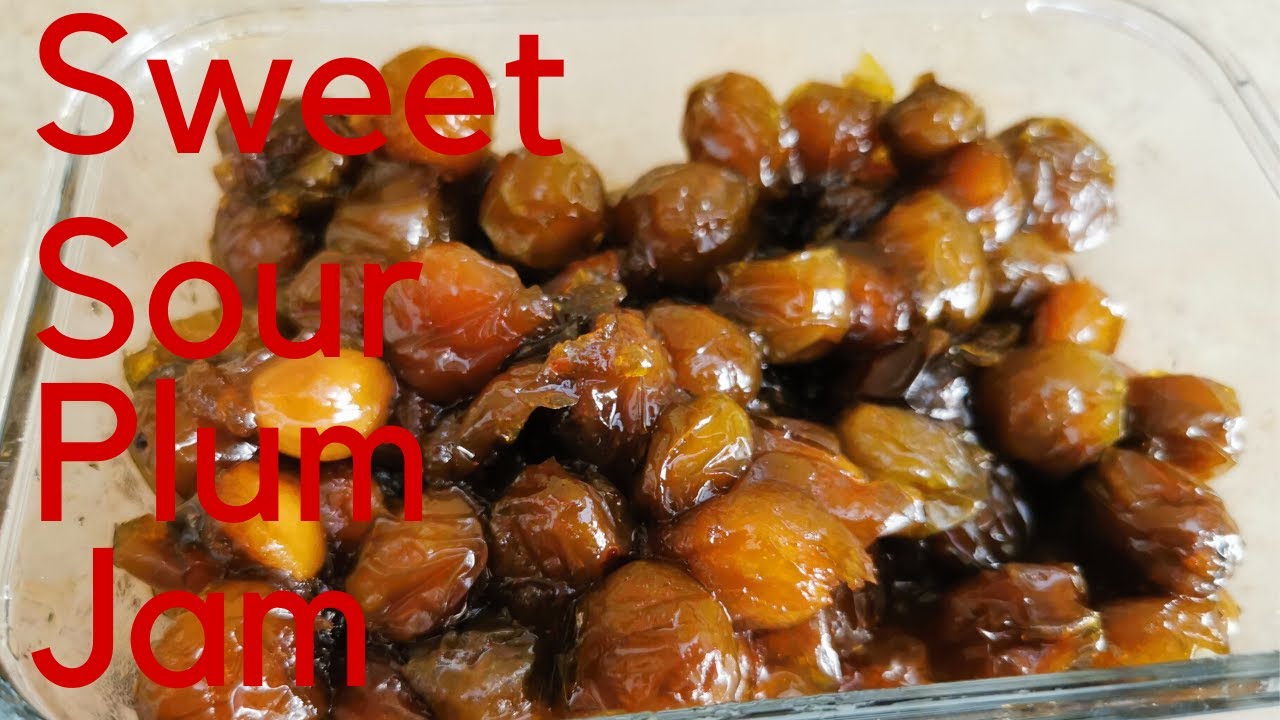 Sweet Sour Green Plum Jam Turkish Style /Ekşi Erik Reçeli - YouTube