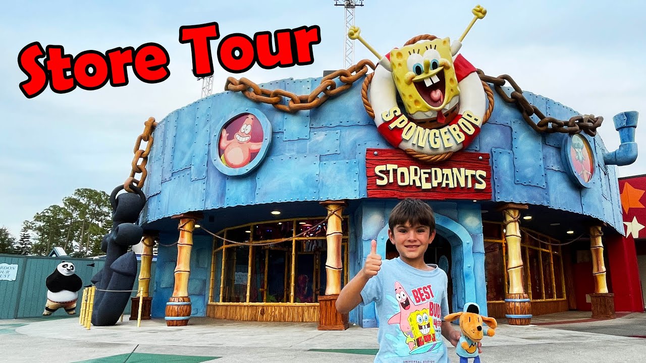 Spongebob Store Tour at Universal Studios Orlando - YouTube