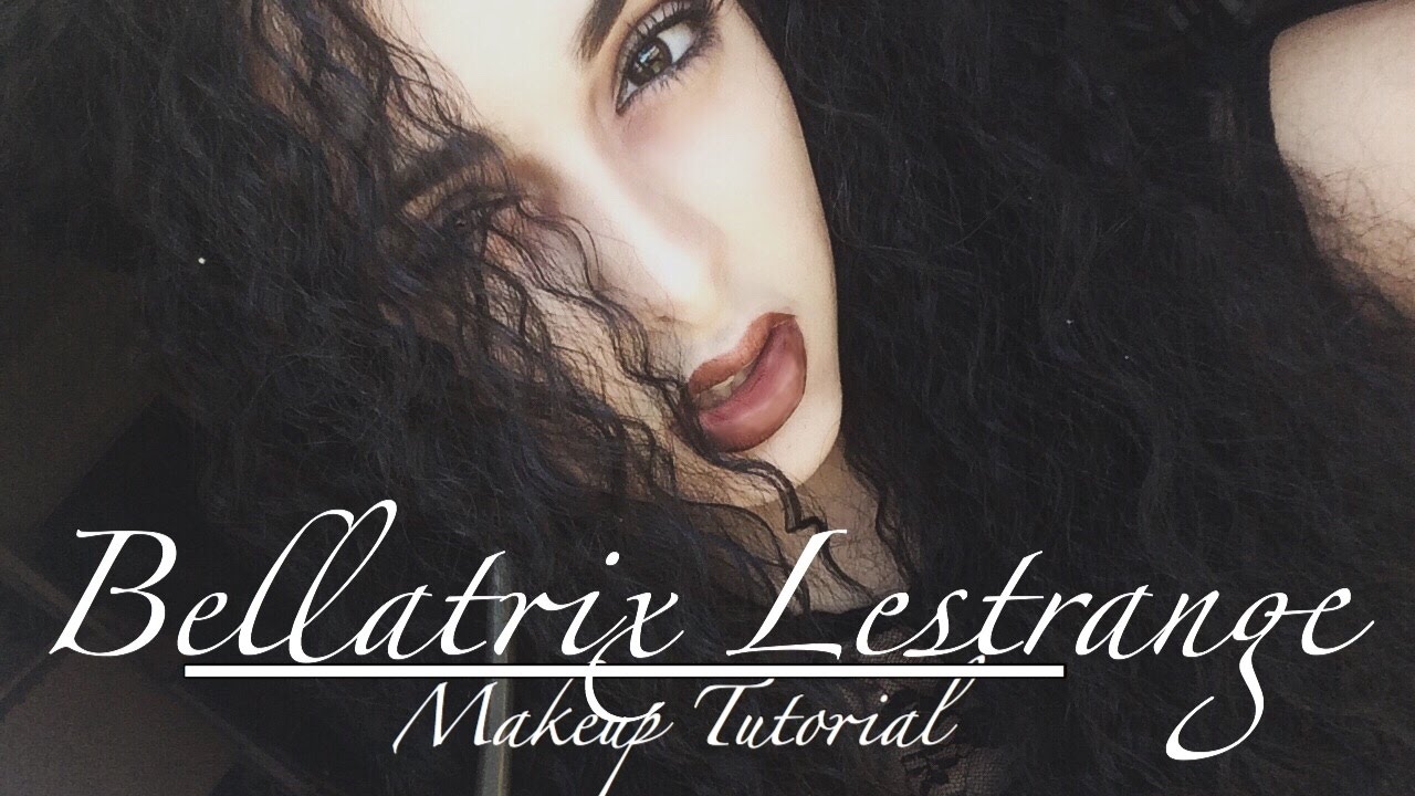 Bellatrix Lestrange Cosplay Makeup Tutorial | Harry Potter - YouTube