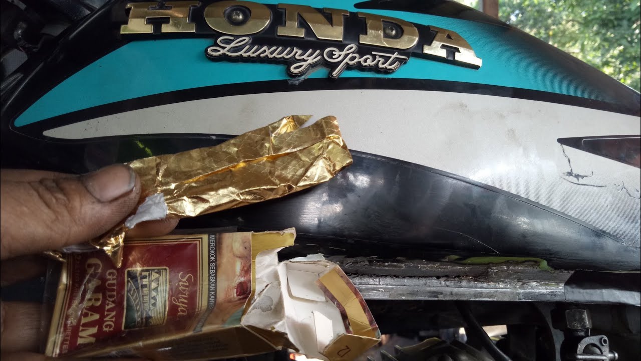 Wau!!Bukti Kekuatan Grenjeng Rokok Untuk Tangki Motor u - YouTube