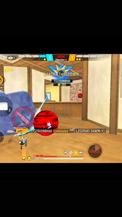 2x awm ka game play 1 vs 4 cs rankh #short - YouTube