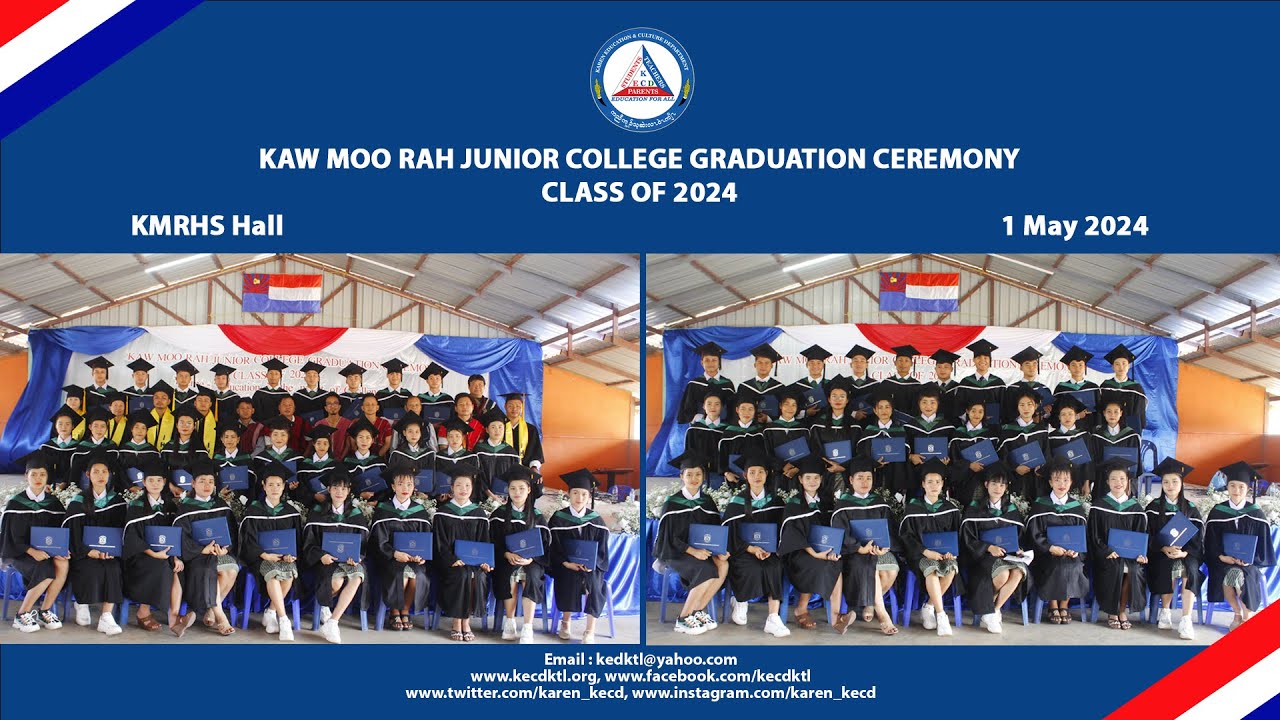 Kaw Moo Rah Junior College graduation ceremony. - YouTube