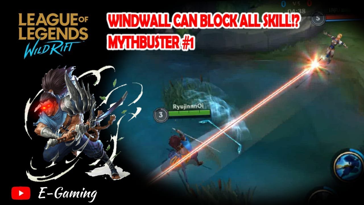 YASUO WINDWALL EXPERIMENT LOL WILDRIFT, CAN IT BLOCK ALL RANGE ...