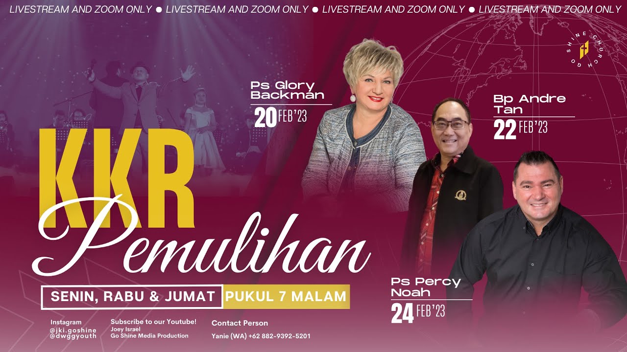 BP. ANDRE TAN | KKR PEMULIHAN | RABU, 22 FEB 2023 - YouTube