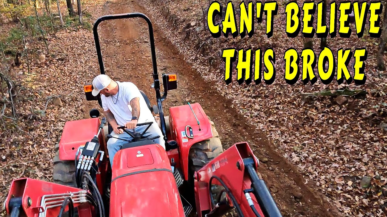 THIS IS GOING TO DESTROY THE TRACTOR tiny house homesteading off-grid ...