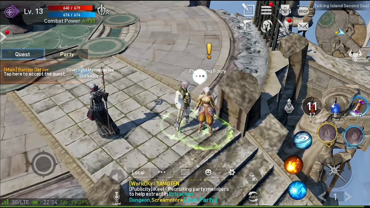 Lineage II Revolution - Skills Level Up - YouTube