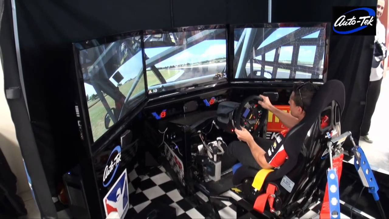 V8 Simulator with V8 supercar Drivers - YouTube