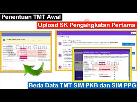 CATAT! Wajib BENAR Upload SK Pengangkatan Pertama Jika Beda TMT di SIMPKB dan SIMPKB PPG 2023 ...