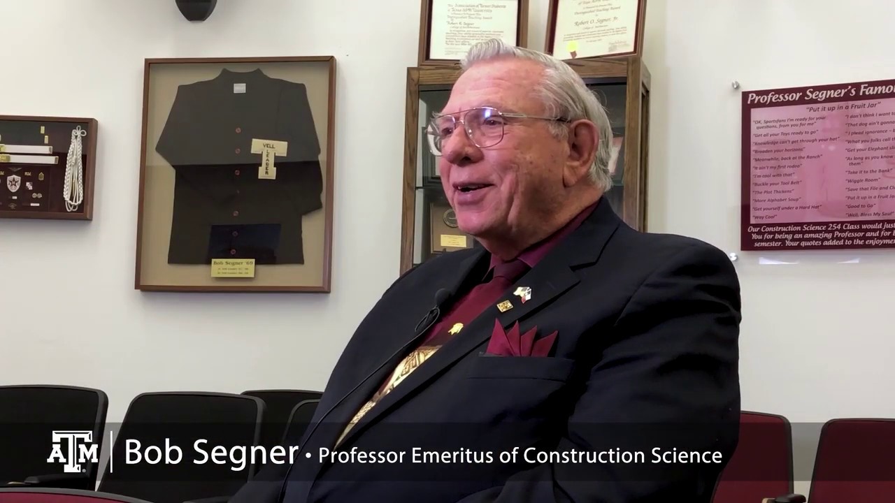Bob Segner, '69, Professor Emeritus - YouTube