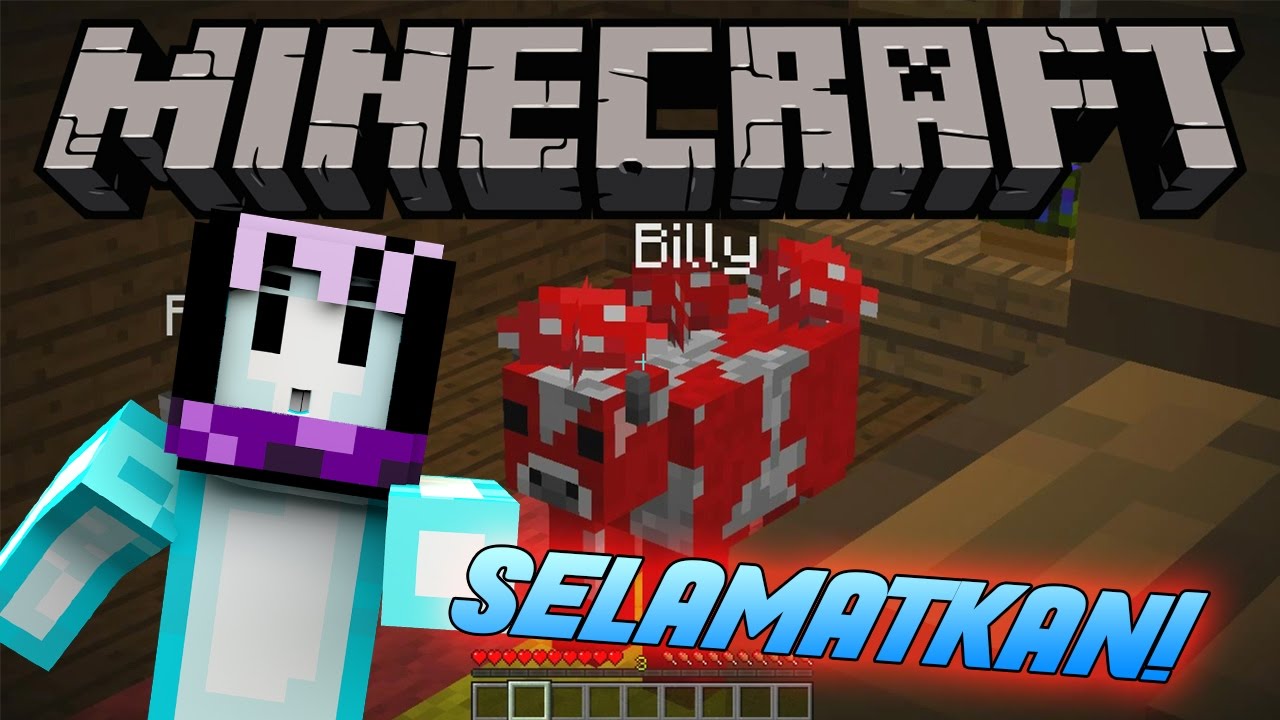 SELAMATKAN SAPI MERAH! | Minecraft Indonesia Adventure Map | Rescue ...