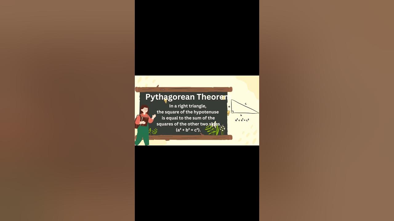 Pythagoras Theorem #maths #shorts - YouTube