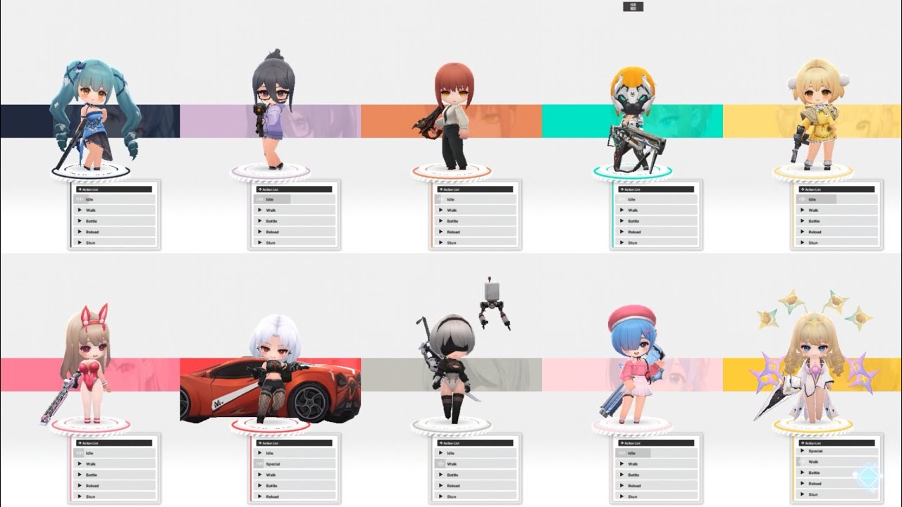 Nikke The Goddess Of Victory : All Chibi Skin Character Include New ...