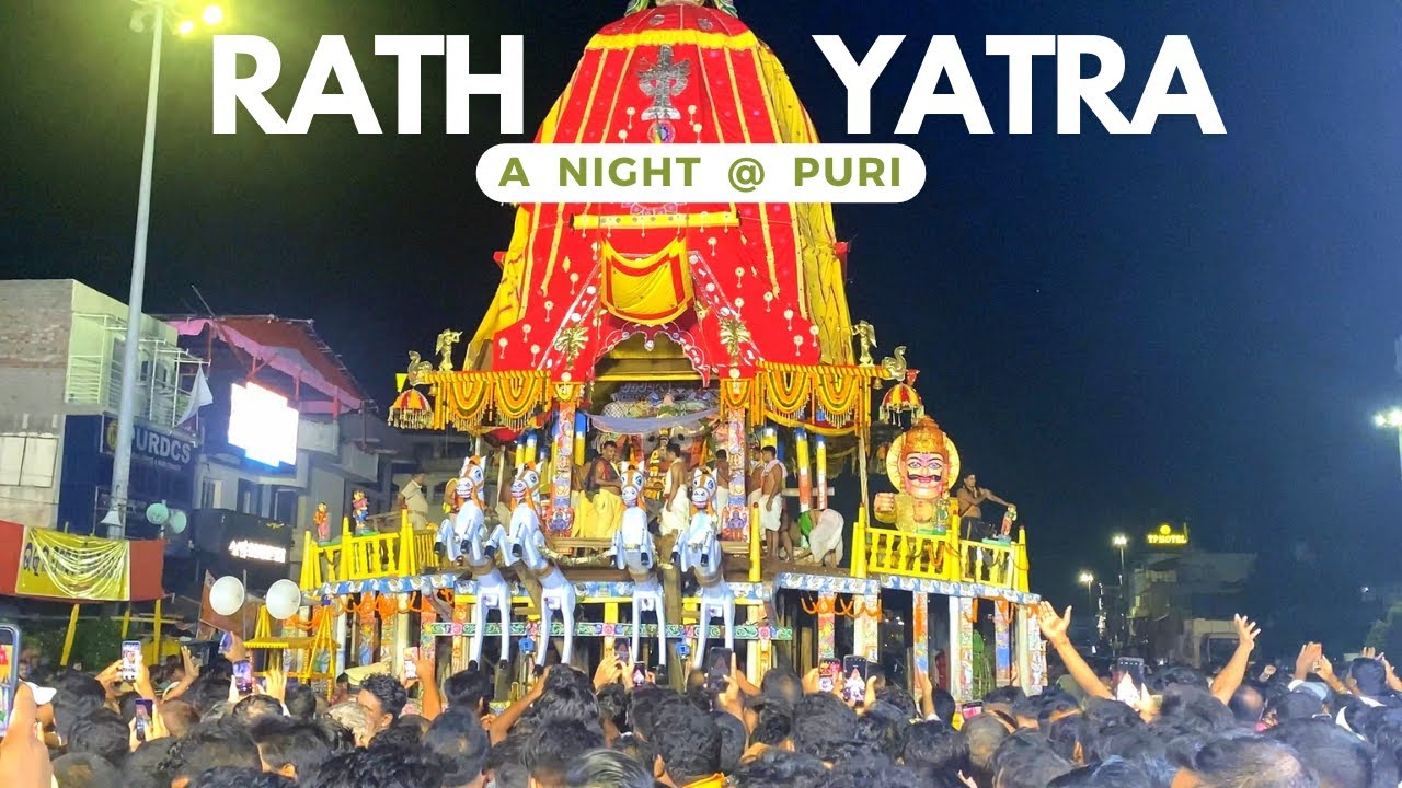Puri : [4K] Rath Yatra Night | 2023 | World's Biggest Festival | BIG ...