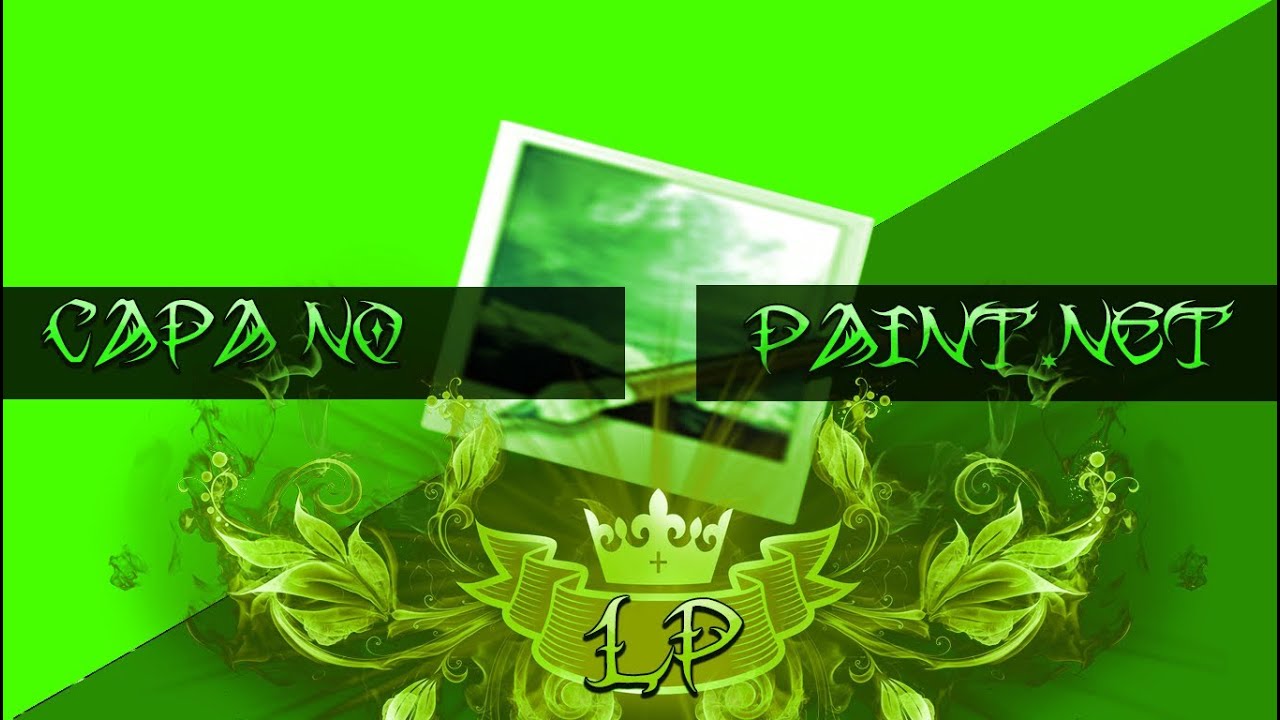 Como fazer capa no paint.net - YouTube