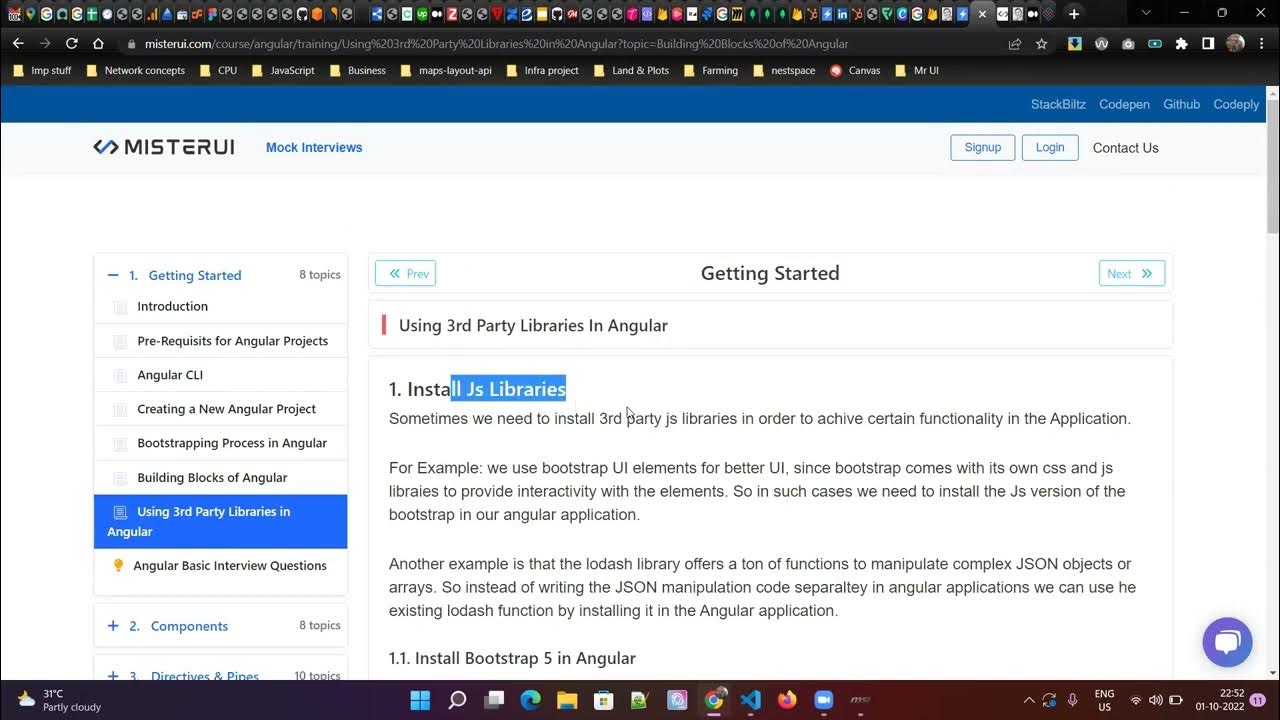 Angular Tutorial for Beginners | Angular Bootstrapping process And Installing 3rd party modules ...
